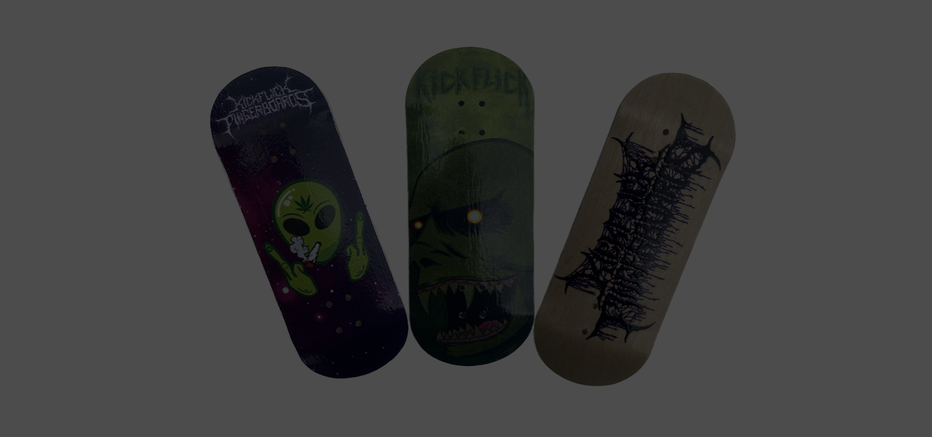 Kickflick Fingerboards | Handmade fingerboards MA RI ME NH VT CT NE